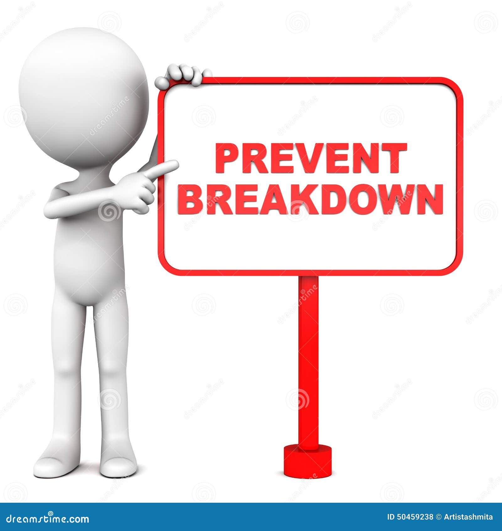 Verhindern Sie Zusammenbruch Stock Abbildung - Illustration von ...