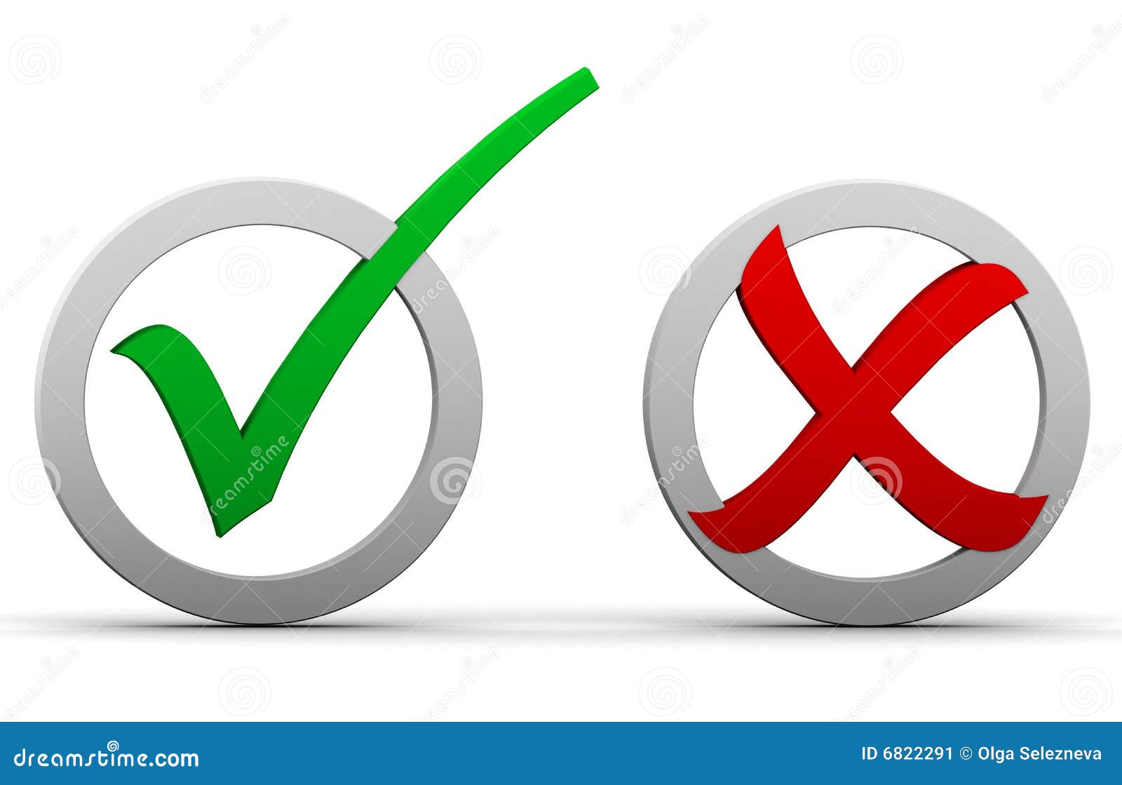 Verific e cruze marcas ilustração stock. Ilustração de fundos - 6822291