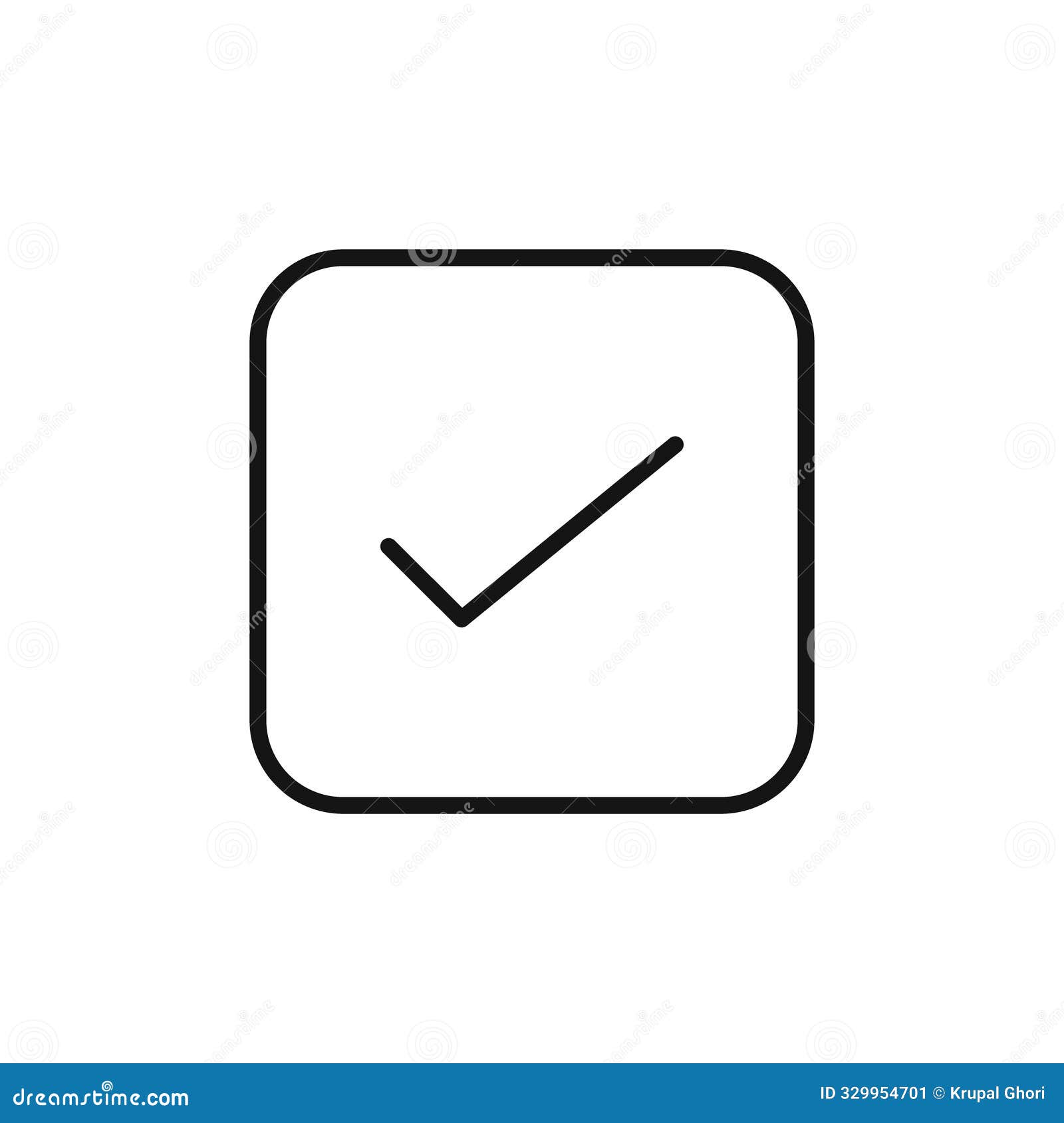 Verification Check Mark Icon Perfect for Approval Processes Stock ...
