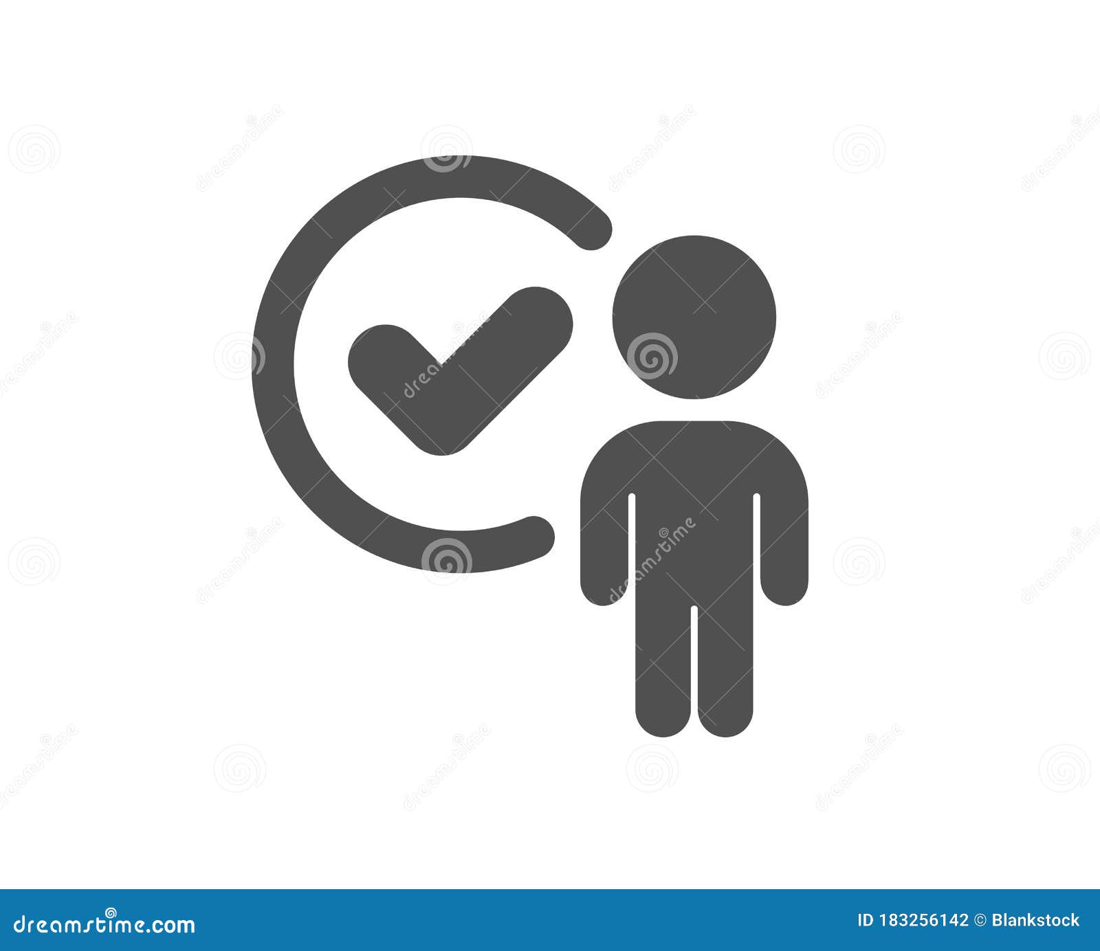 Verification Person Icon. Accepted Man Sign. Vector Stock Vector ...