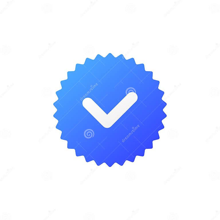 Verification stamp icon stock vector. Illustration of compliance ...