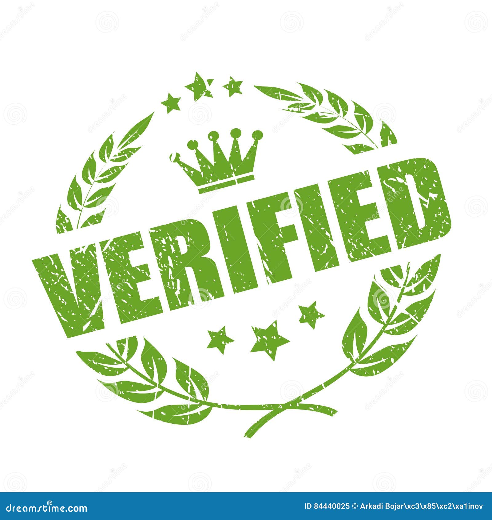Verified business stamp stock vector. Illustration of authorized - 84440025