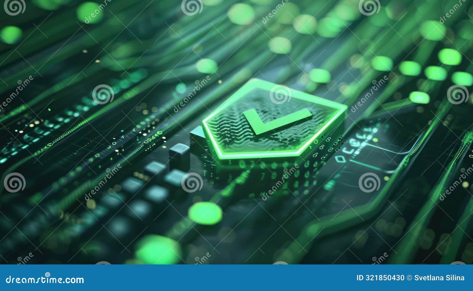 Verified Credentials on a Digital Screen with Green Checkmark and ...