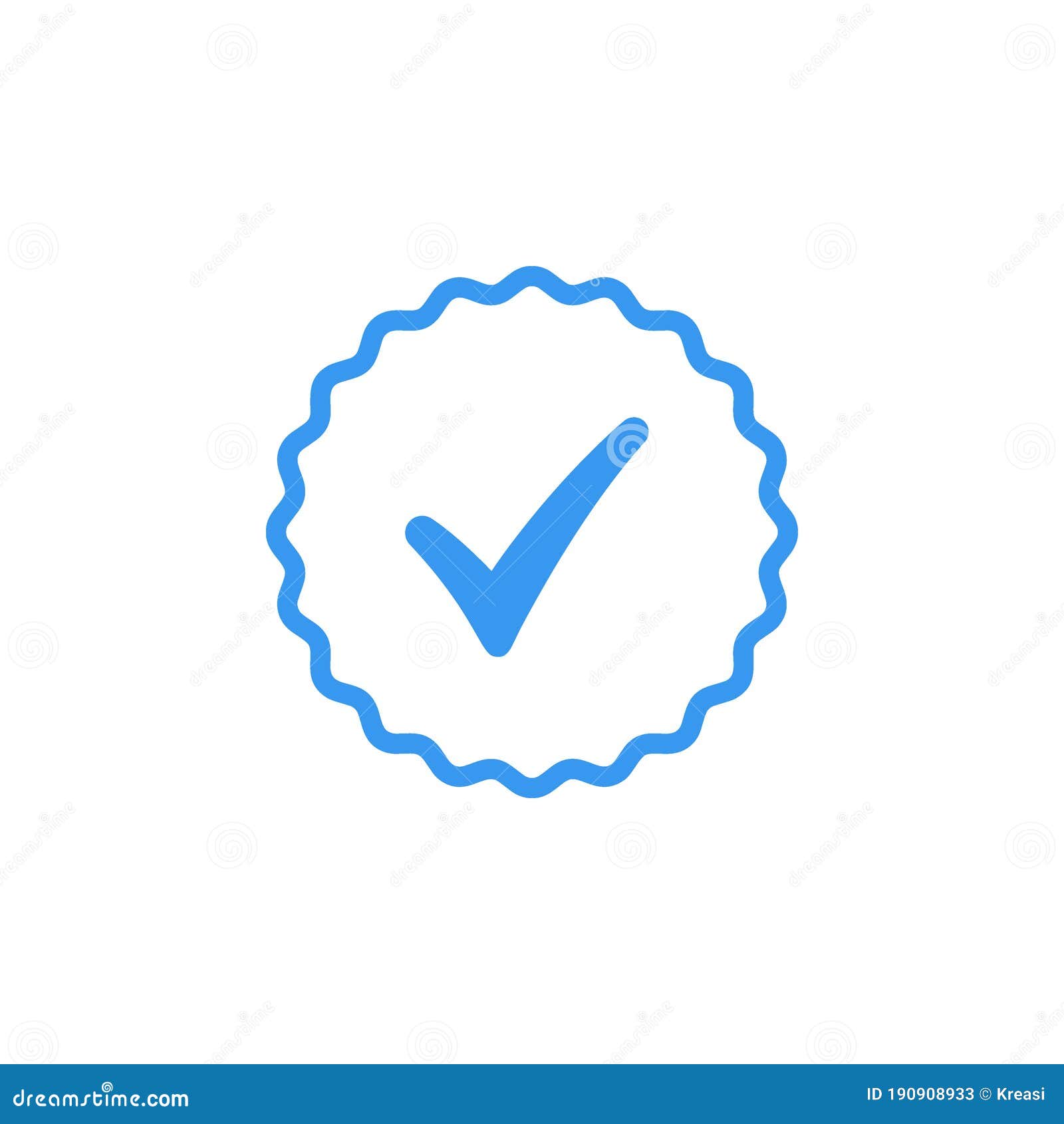 Verified Icon Vector Illustration. Guaranteed Stamp or Verified Badge ...