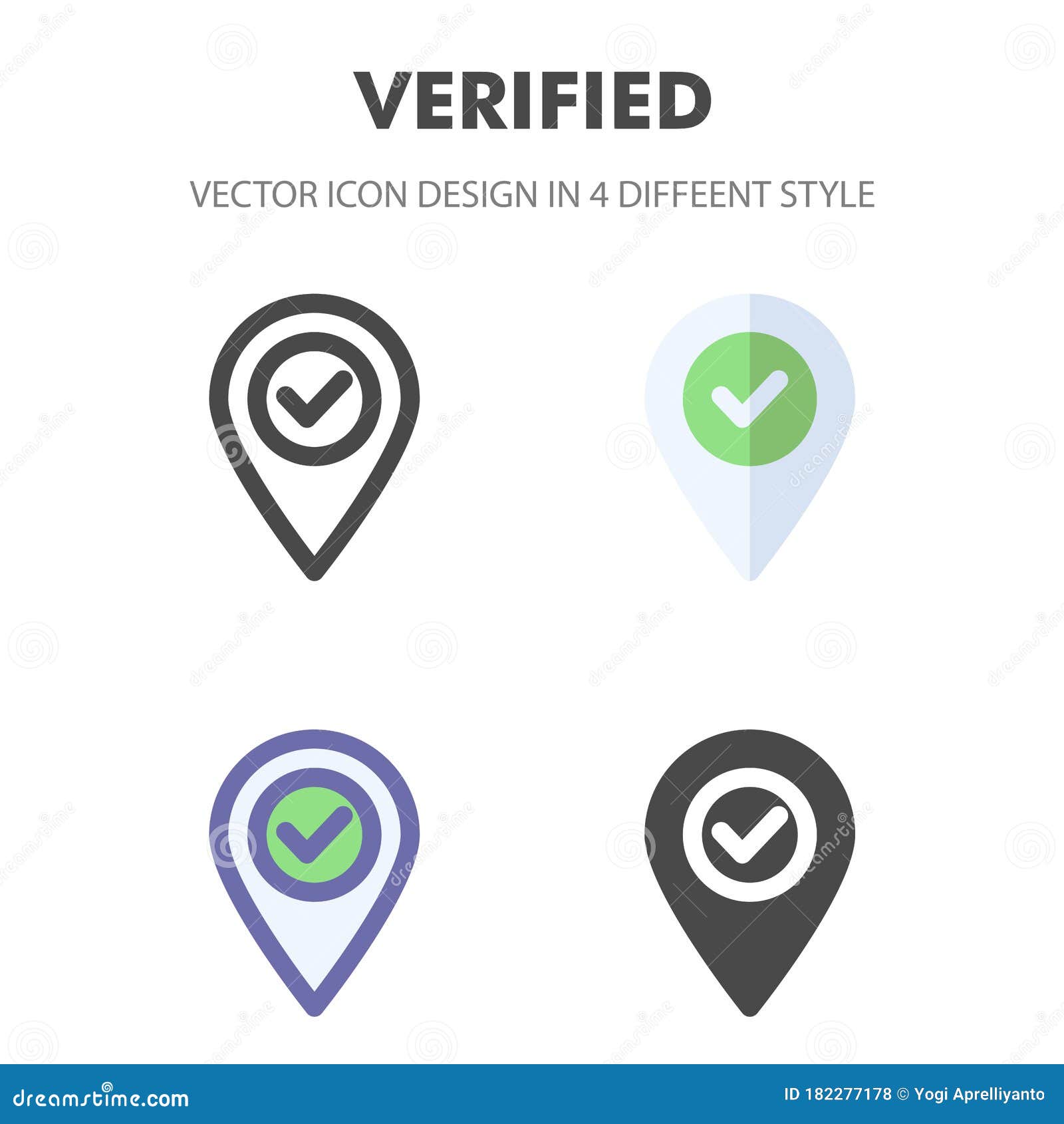Verified Icon. for Your Web Site Design, Logo, App, UI. Vector Graphics ...