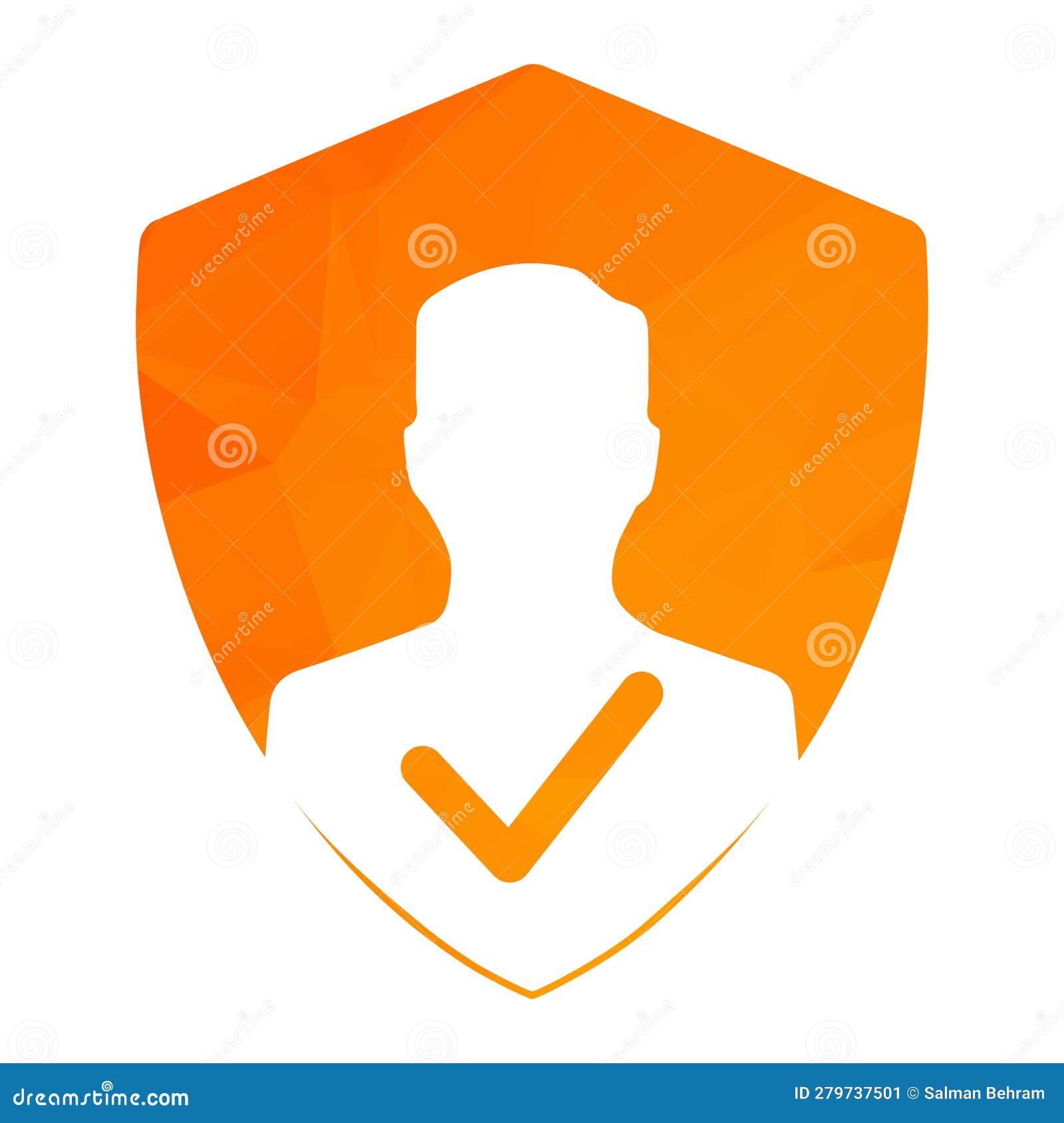 Verified Shield with Check Mark Security Icon Vector Illustration Stock ...