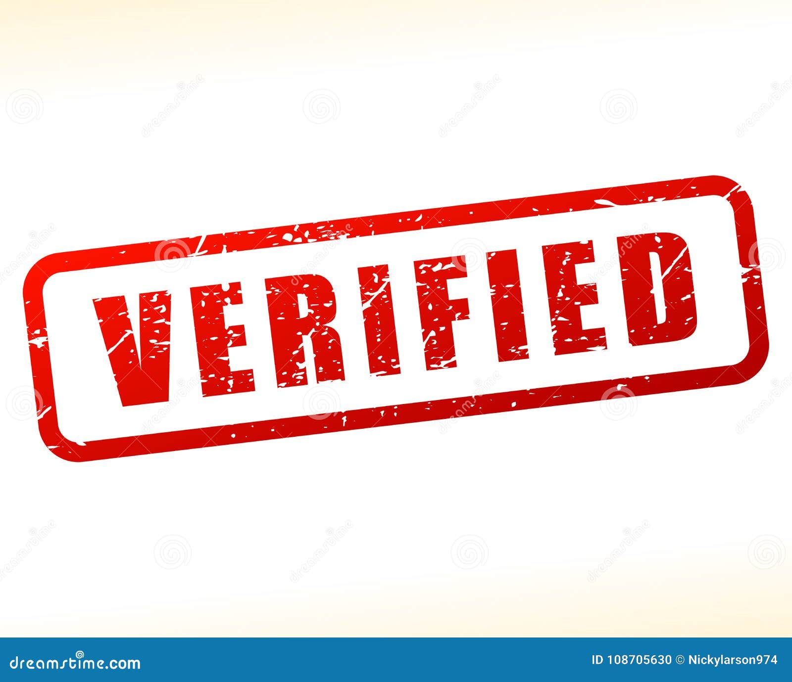 Verified Stamp Cartoon Vector | CartoonDealer.com #105266325
