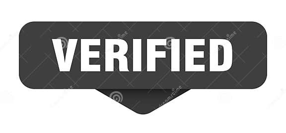 Verified Sticker. Verified Sign on Transparent Background Stock Vector ...