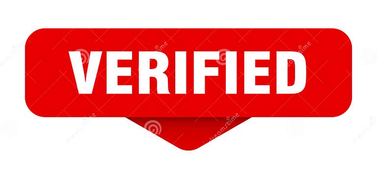 Verified Sticker. Verified Sign on Transparent Background Stock Vector ...