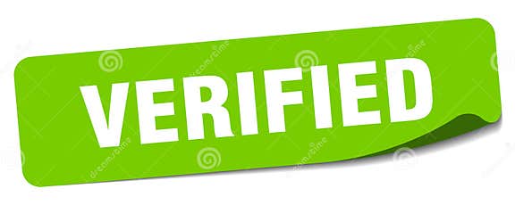 Verified Sticker. Verified Label Stock Vector - Illustration of peeler ...