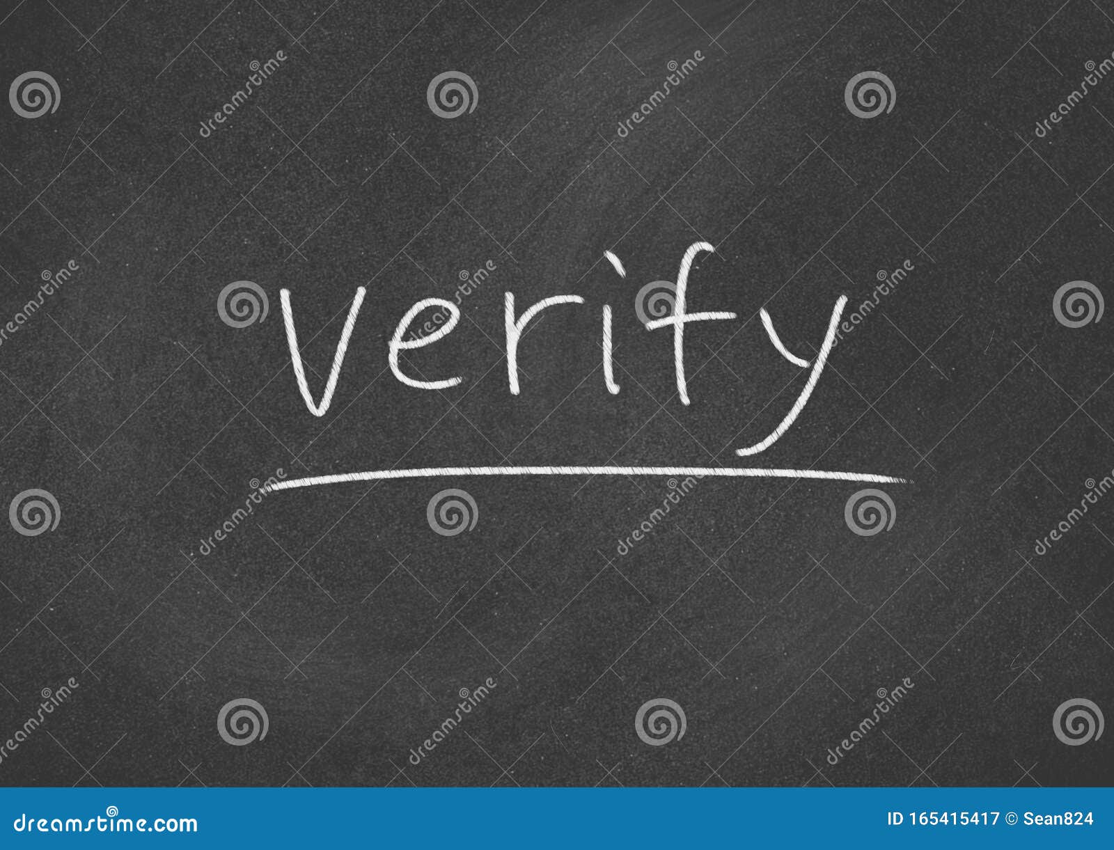 Verify stock image. Image of abstract, concept, text - 165415417