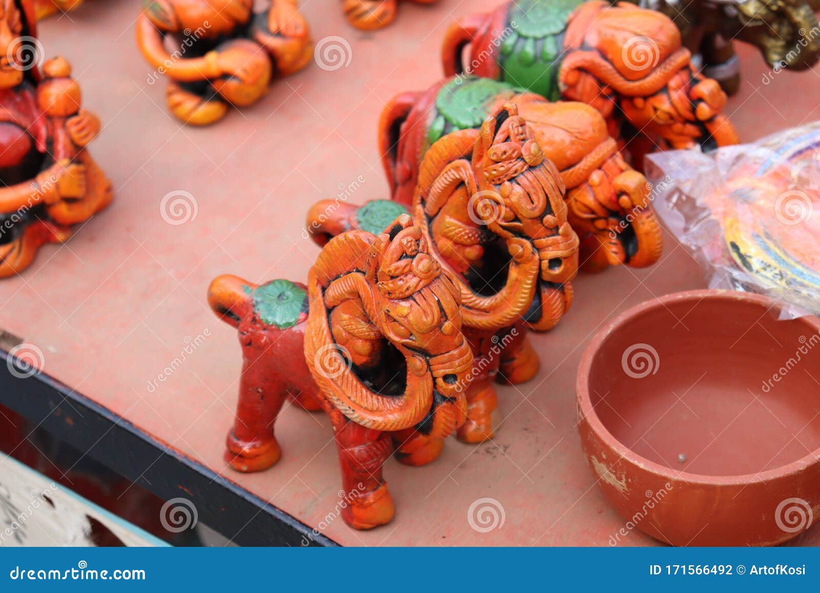 Verities of Traditionally Crafted Decoration Items Stock Photo - Image ...