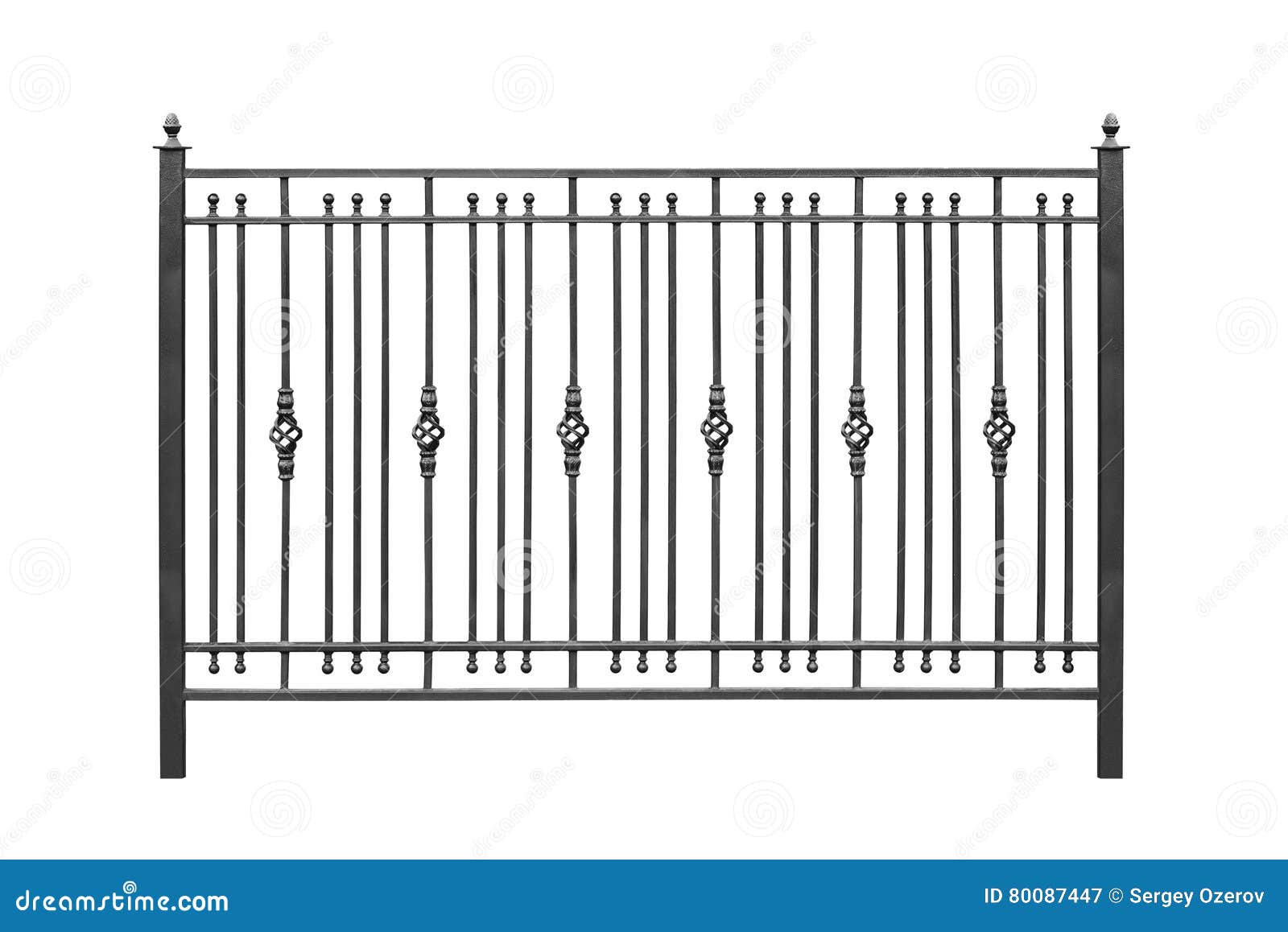 Verja Decorativa, Barandillas Stock de ilustración - Ilustración de ...
