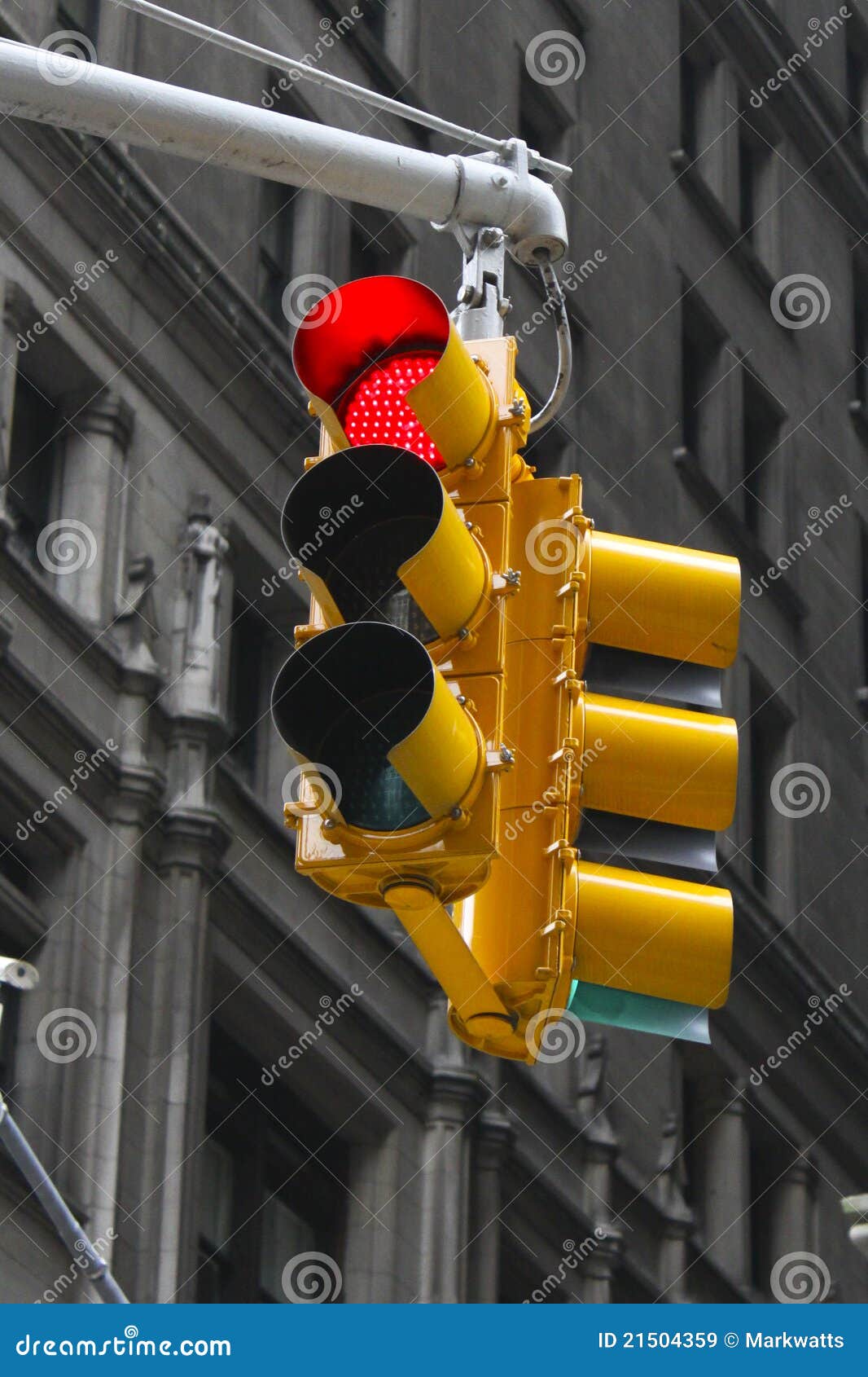 Verkeerslicht op Rood stock afbeelding. Image of einde - 21504359