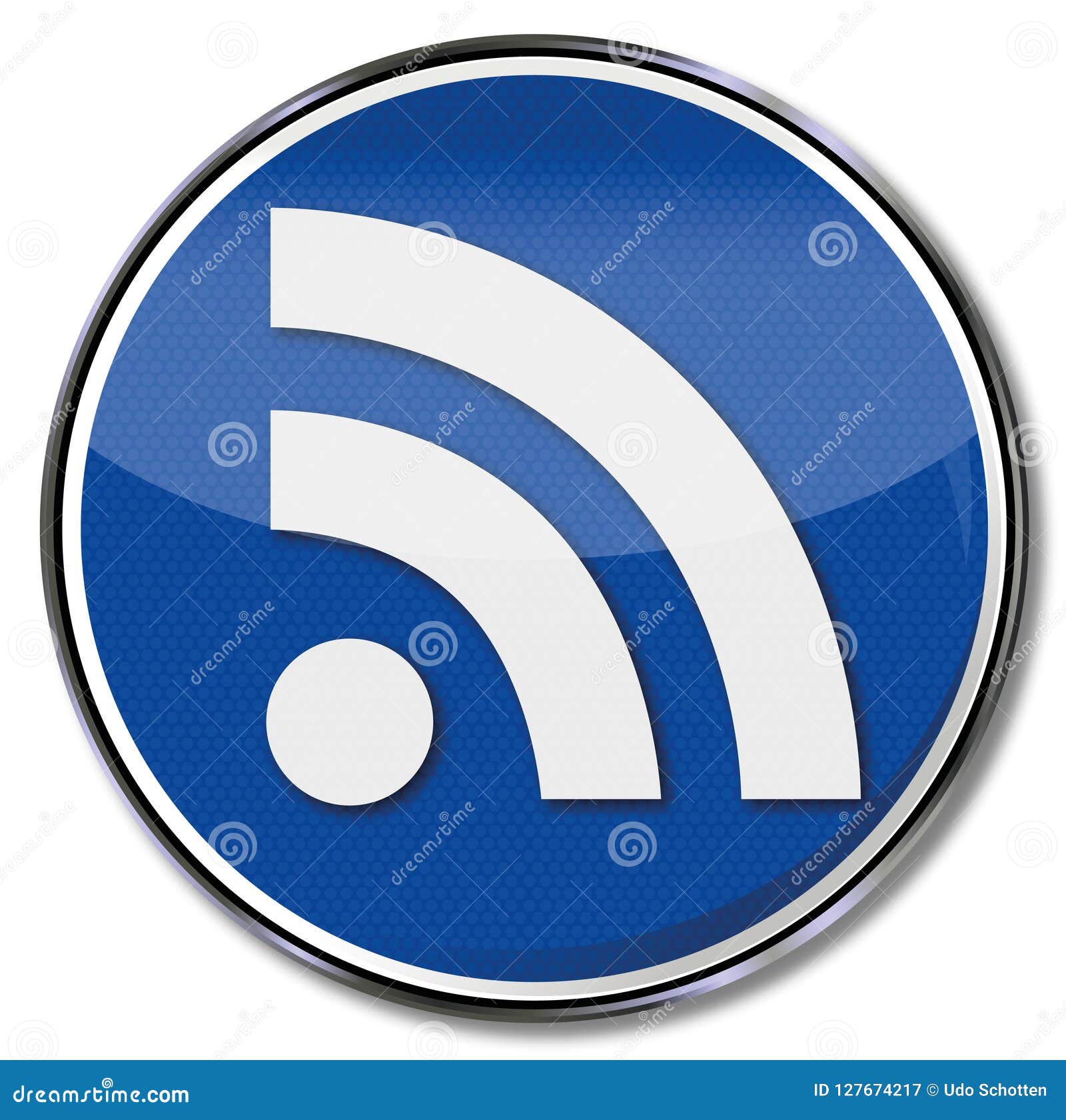 RSS, really Simple Syndication Feed Stock Vector - Illustration of ...