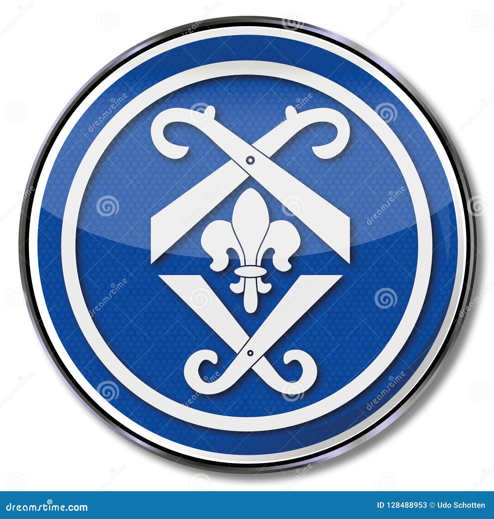 Guild shield tailor stock vector. Illustration of crafts - 128488953