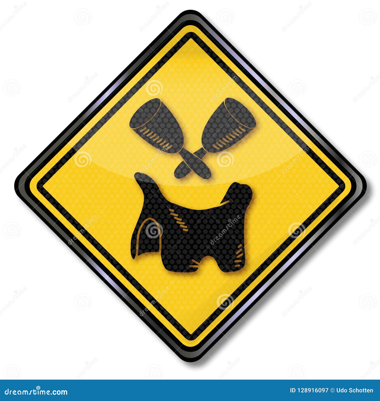 Guild shield for a saddler stock vector. Illustration of caution ...