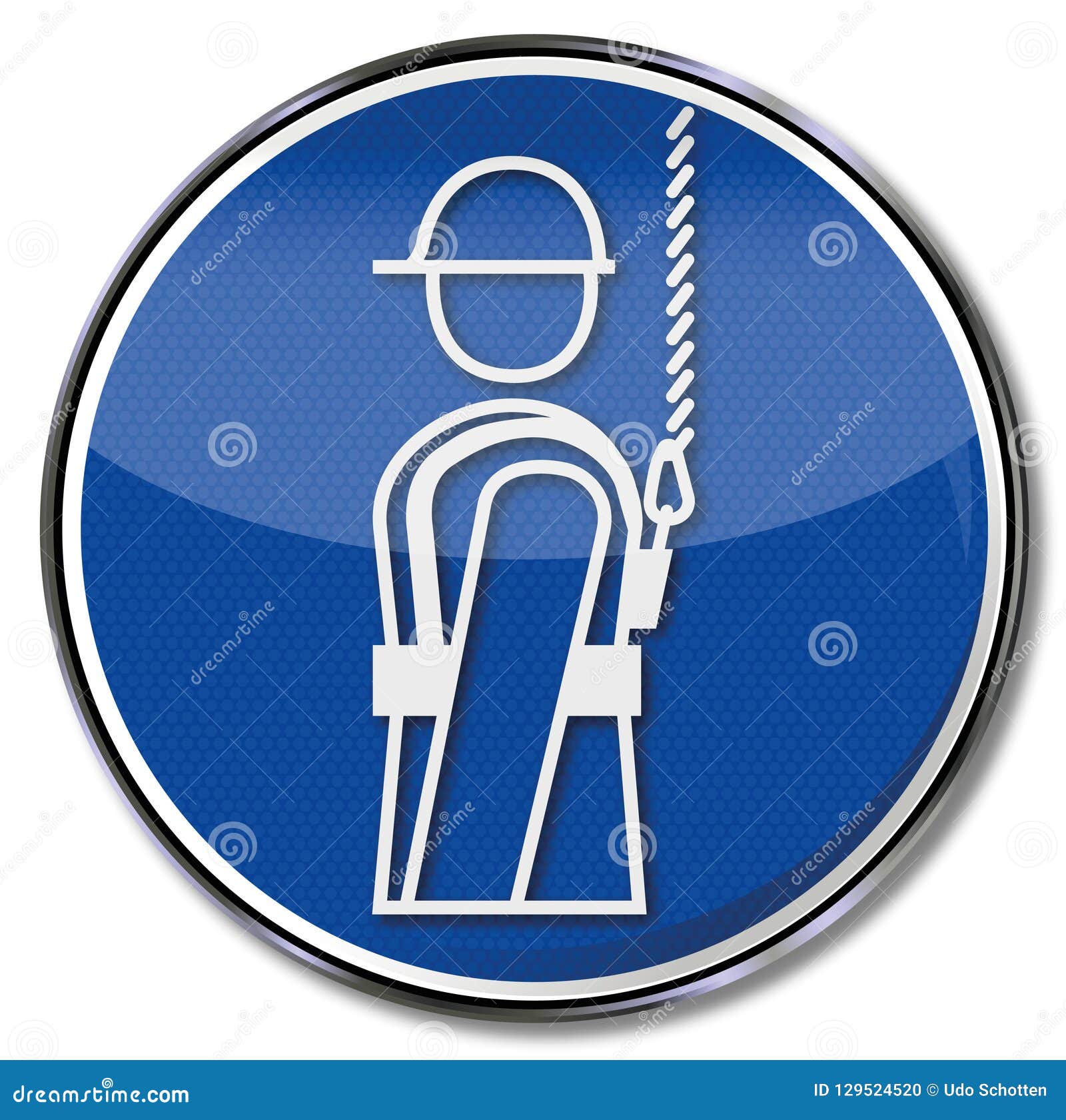 Please always Buckle Up with a Rope Stock Vector - Illustration of ...