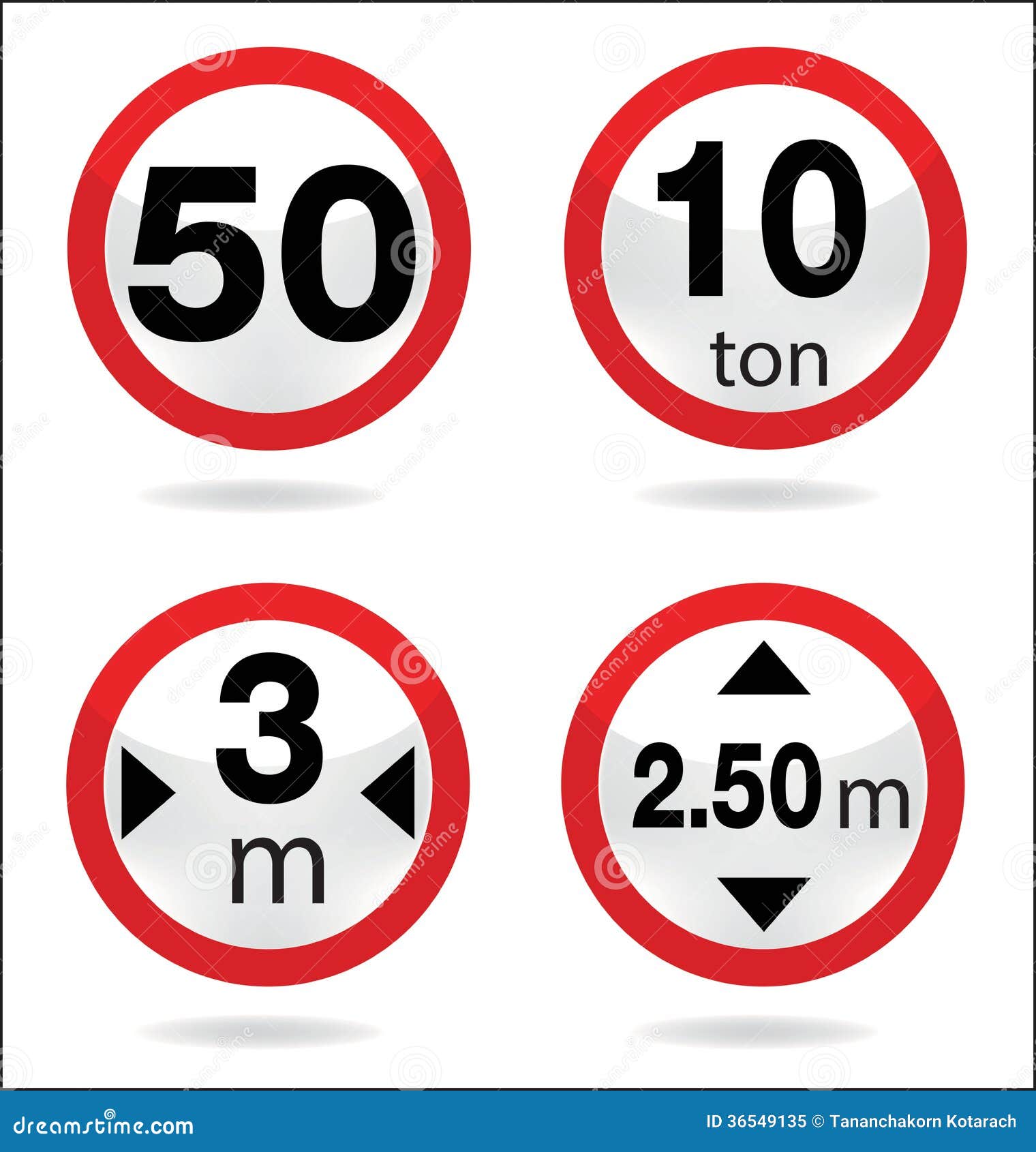 Verkehrszeichen der Grenze vektor abbildung. Illustration von symbol ...