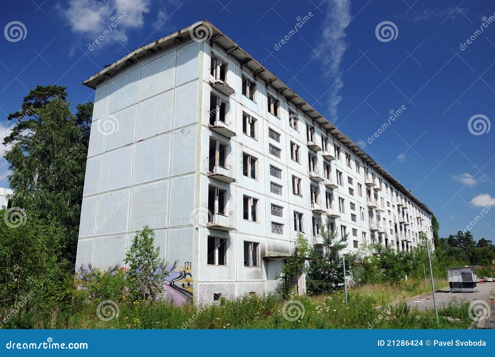 Verlassene Stadt, Tschechische Republik Stockfoto - Bild von zentral ...