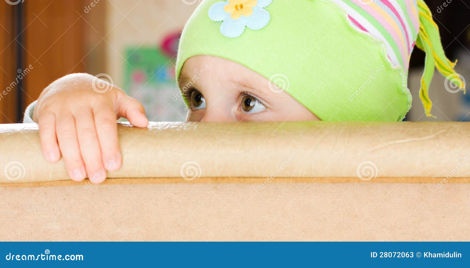 Verletzen Sie ein Kind stockbild. Bild von fell, annahme - 28072063