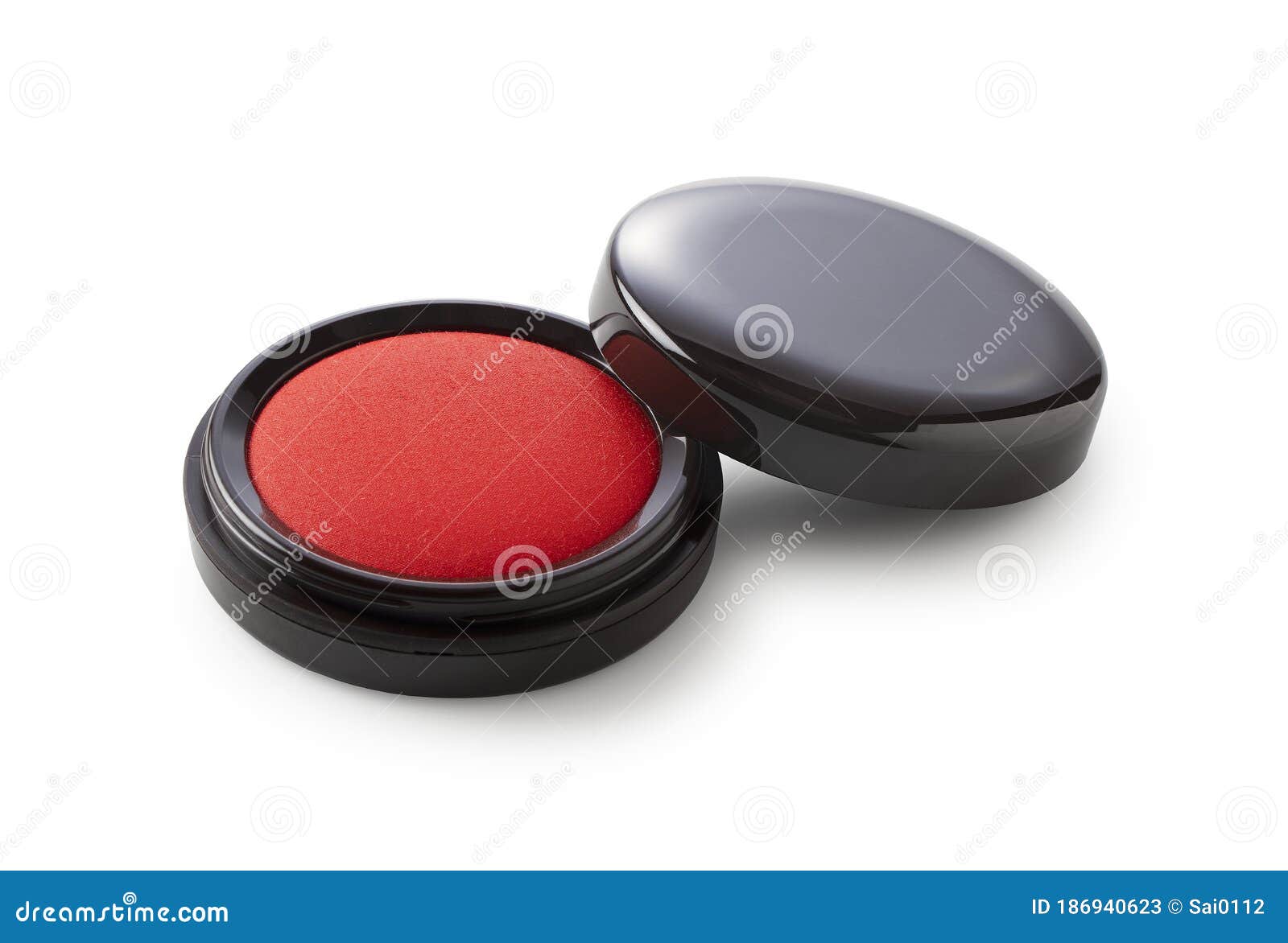 Vermilion Ink on a White Background Stock Image - Image of tradition ...