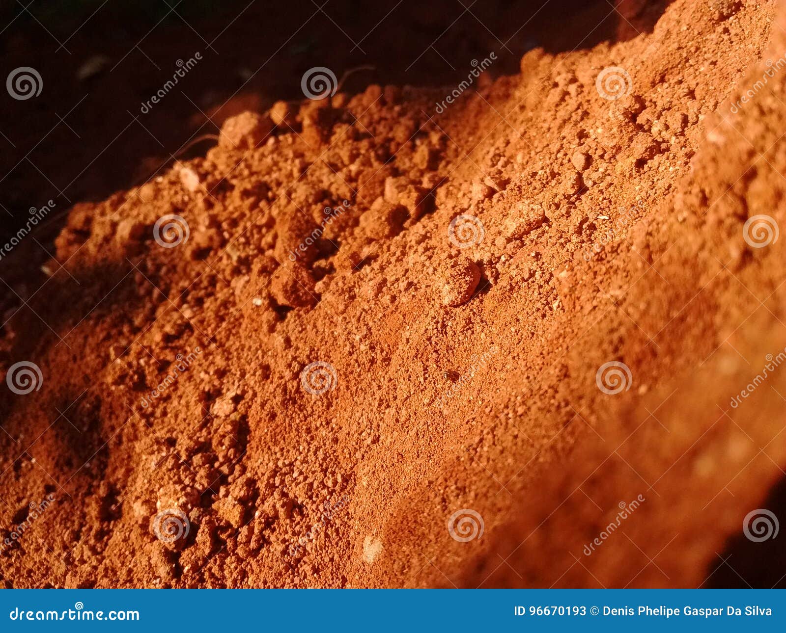 Vermilion stock image. Image of geology, vermilion, clay - 96670193