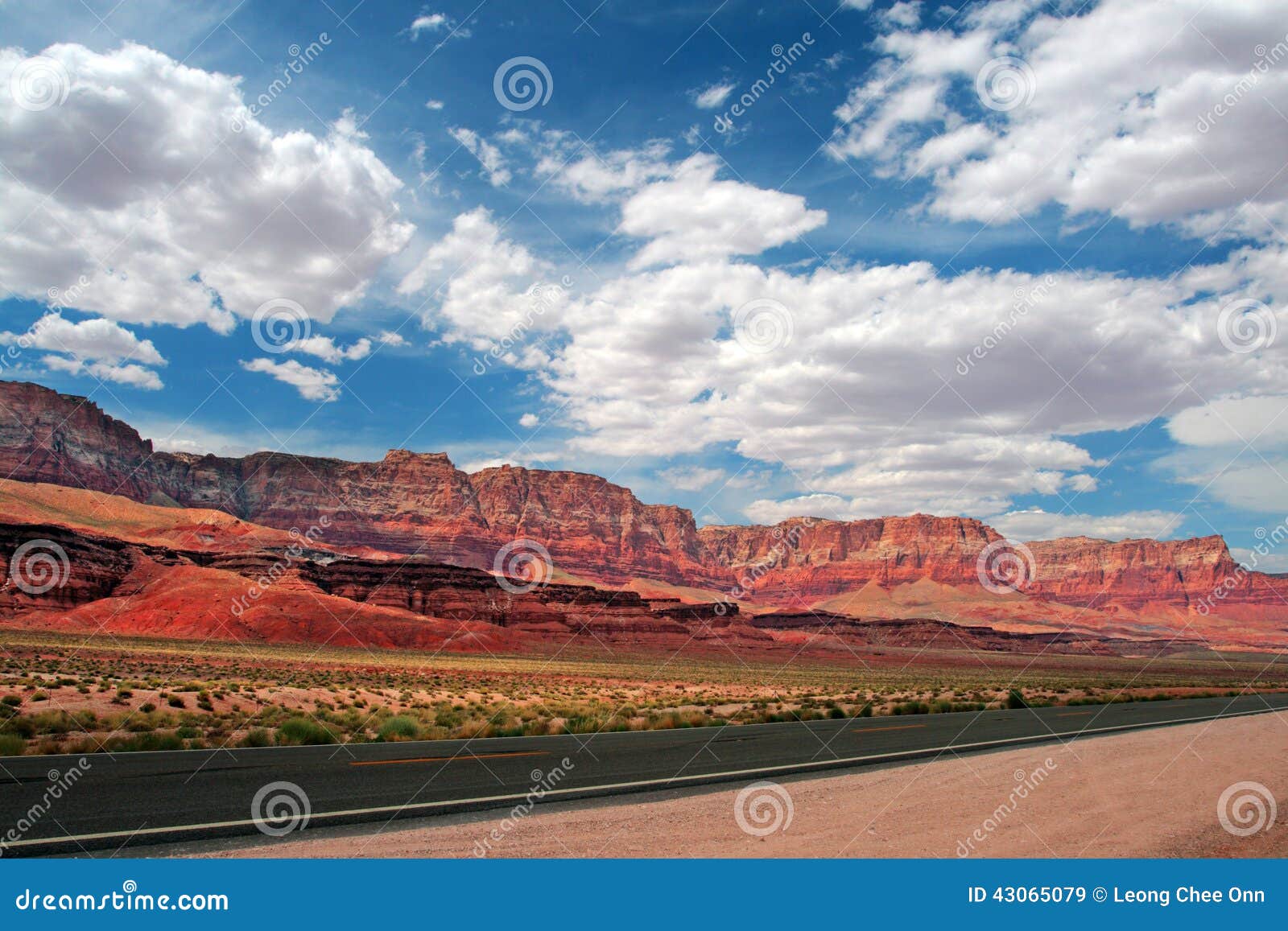 The Vermillion Cliffs Above The Mansard Trail, Stock Image ...