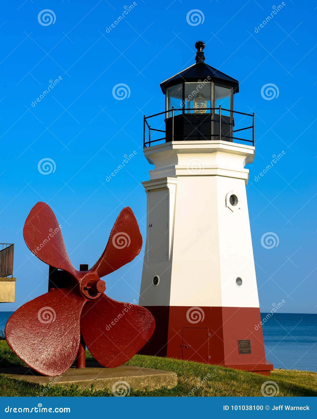 Vermillion Lighthouse during Daytime Editorial Image - Image of ...