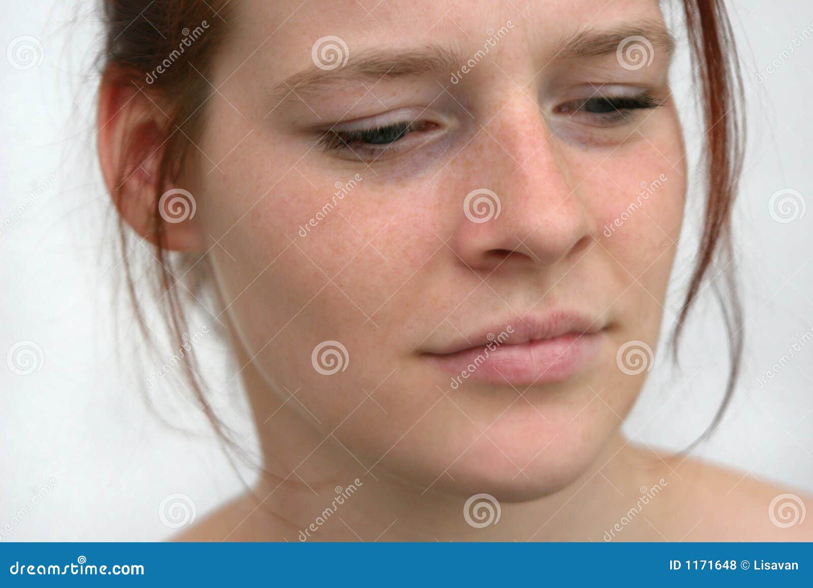 Vermoeid stock foto. Image of melancholie, hoofdpijn, ontevreden - 1171648