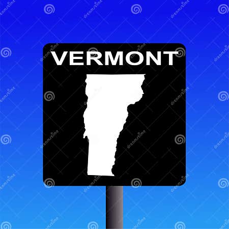 Vermont highway sign stock vector. Illustration of indication - 3444487