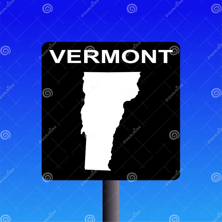 Vermont highway sign stock vector. Illustration of indication - 3444487