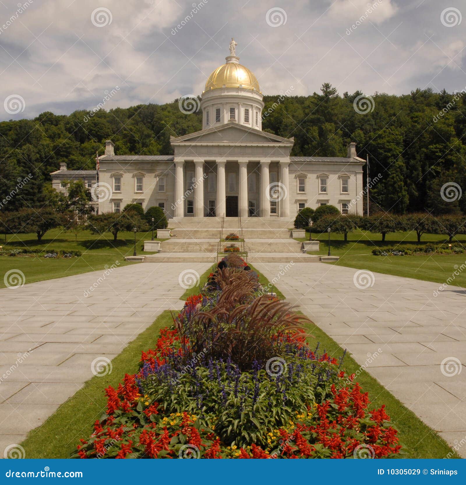 Vermont State Capitol Building Stock Image - Image of capitol ...