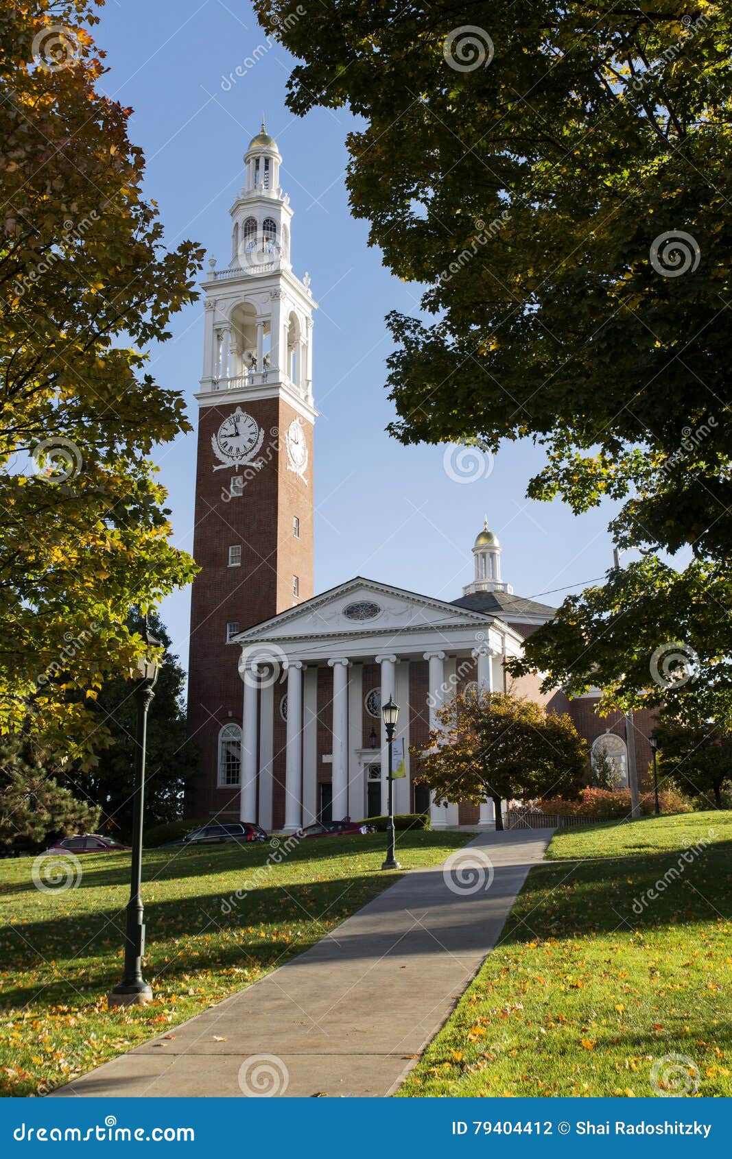 Vermont University editorial photography. Image of path - 79404412