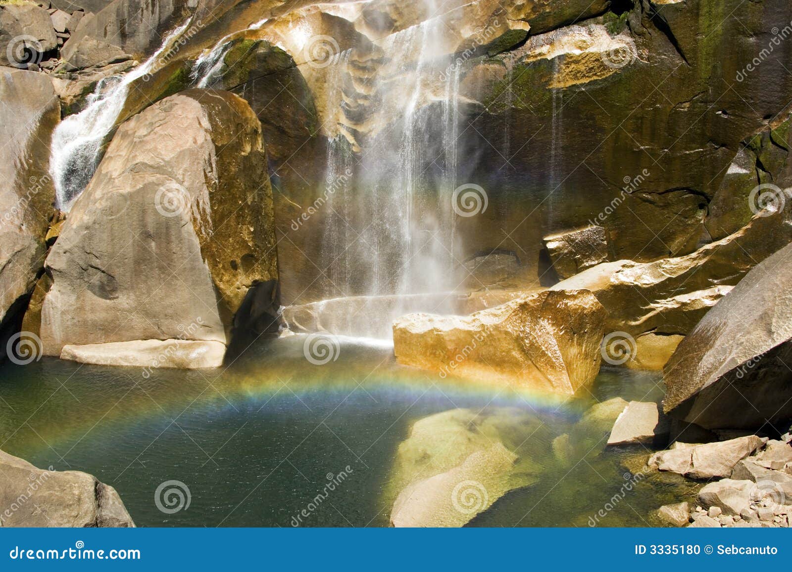 Vernal Falls stock photo. Image of yosemite, hike, refreshing - 3335180