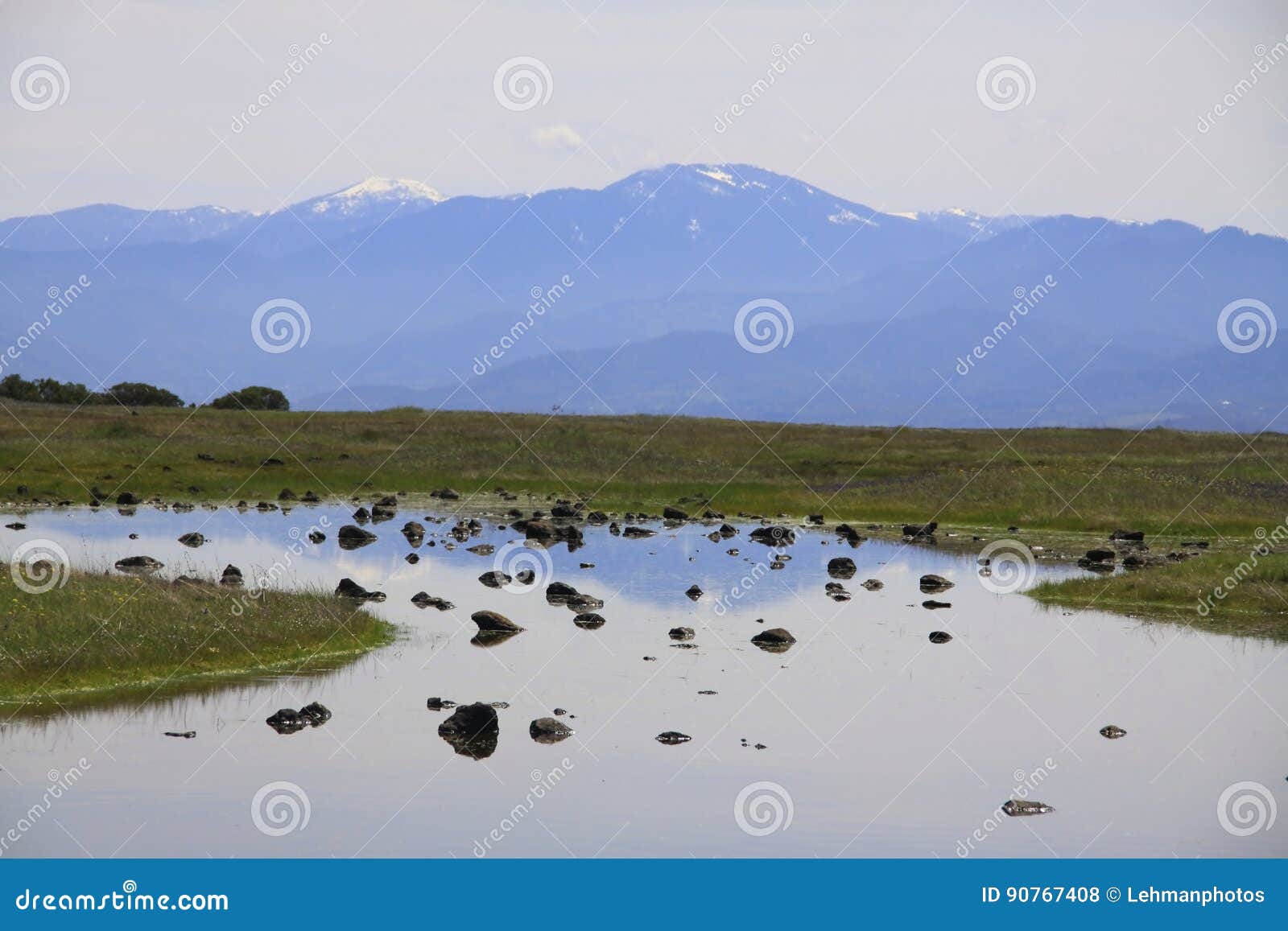 Vernal Pool on Table Rock Mountain Stock Photo - Image of borneo ...