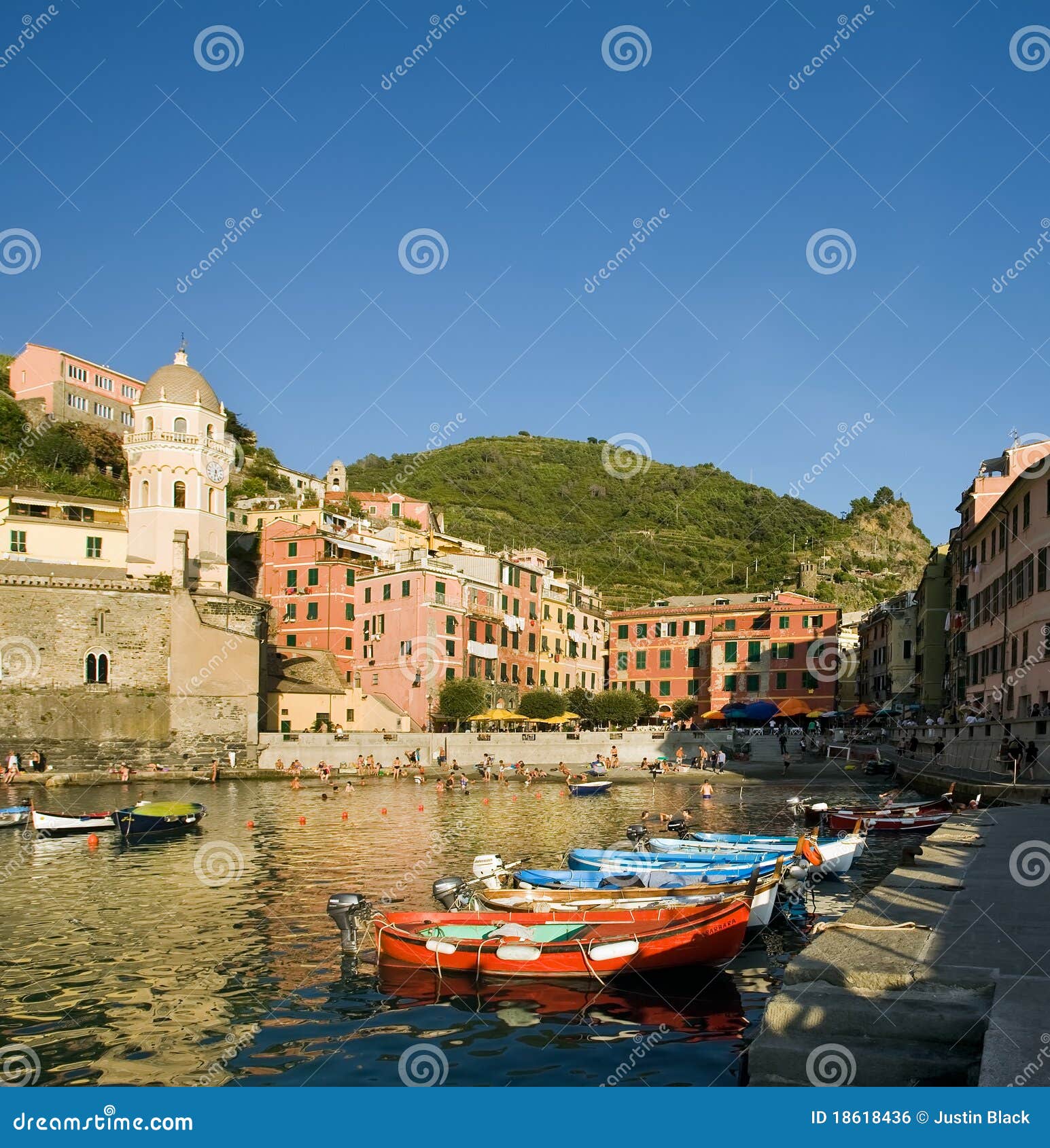 Vernazza, Italy UNESCO editorial photo. Image of beautiful - 18618436