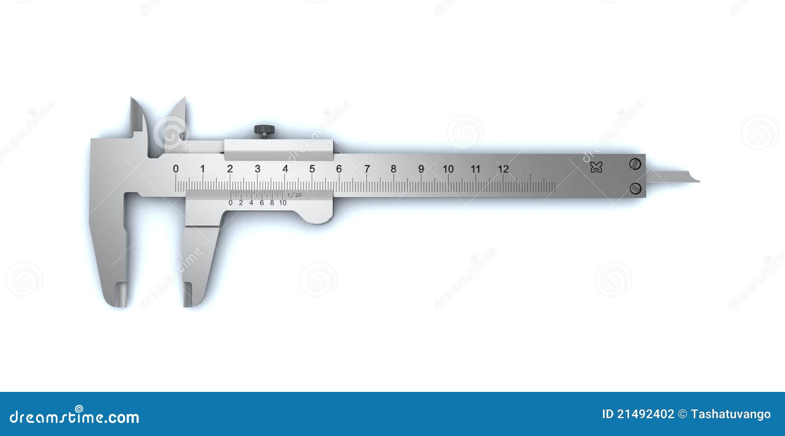 Vernier caliper stock illustration. Illustration of tool - 21492402