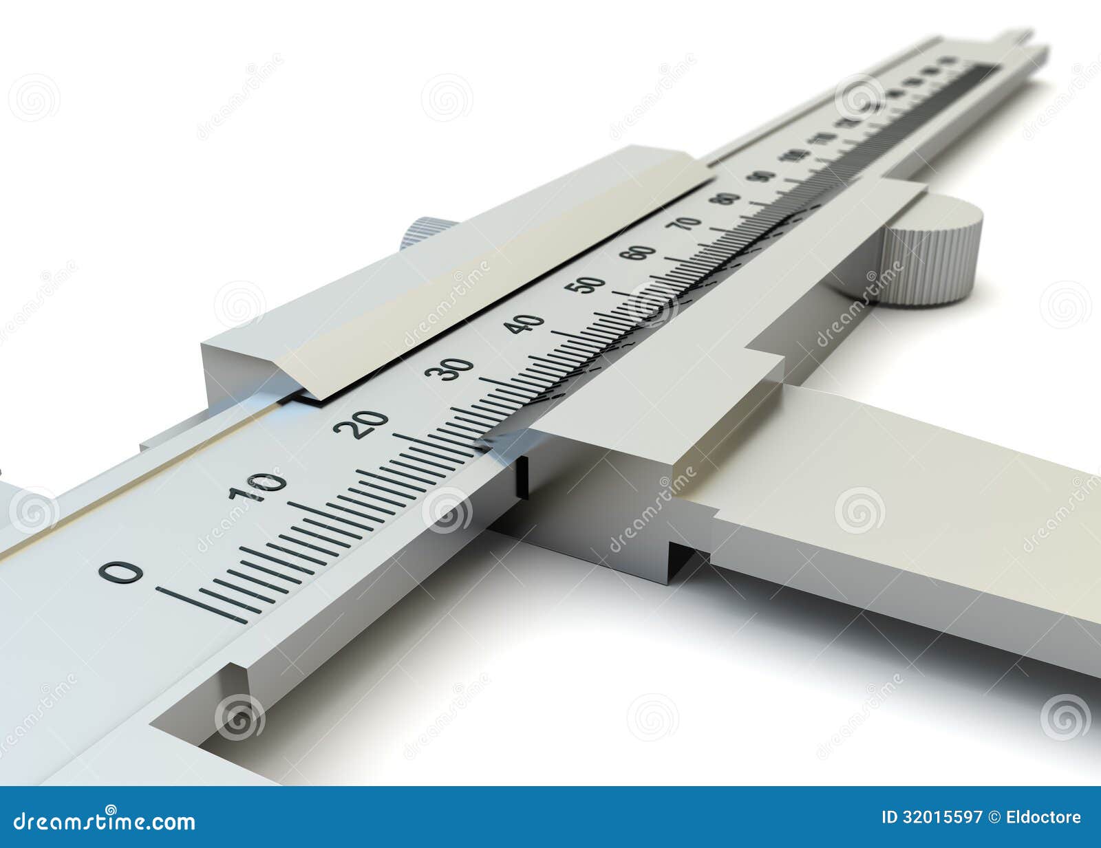 The Vernier Caliper And Scale. Vector Illustration | CartoonDealer.com ...