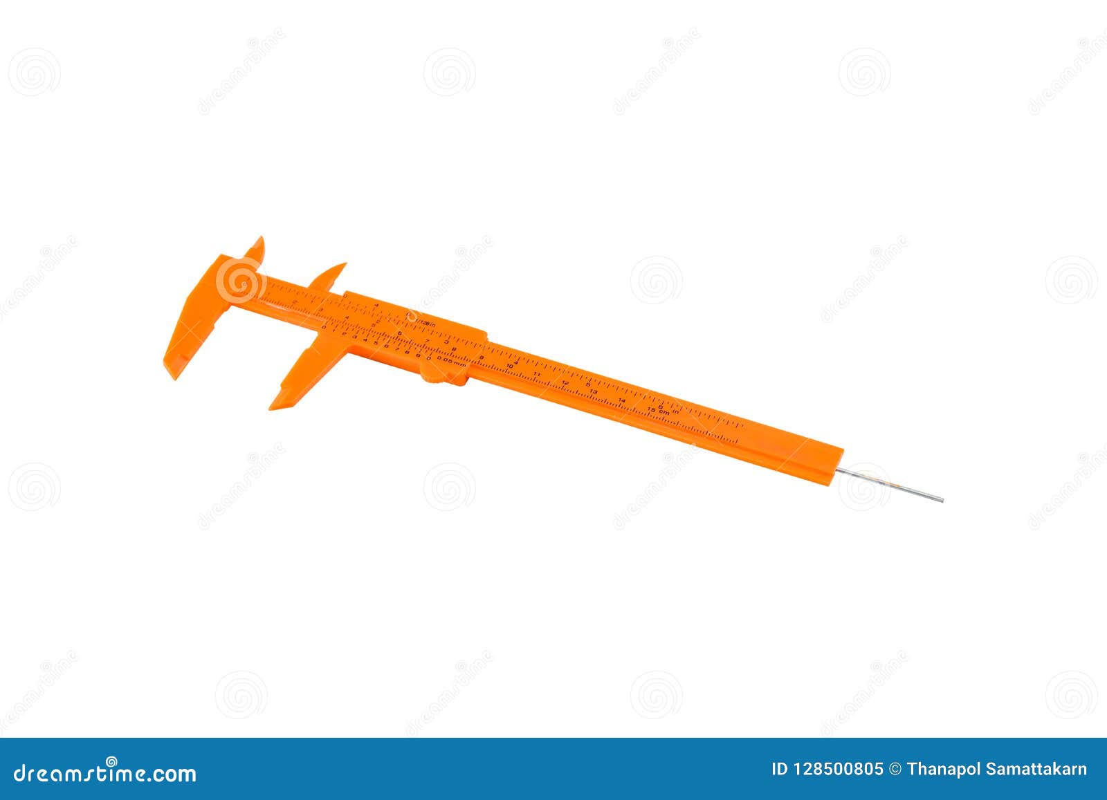 Vernier Caliper Open Jaw with White Background Stock Image - Image of ...
