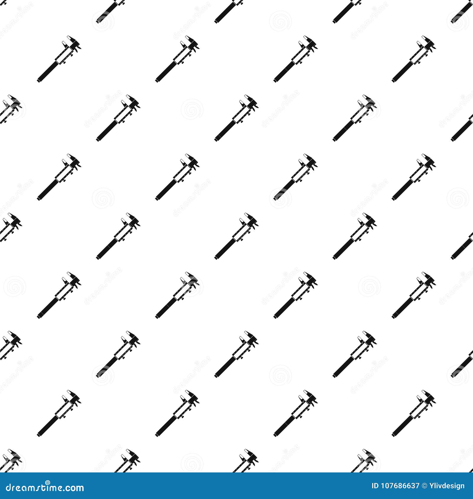 Vernier Caliper Pattern Vector Stock Vector - Illustration of ...