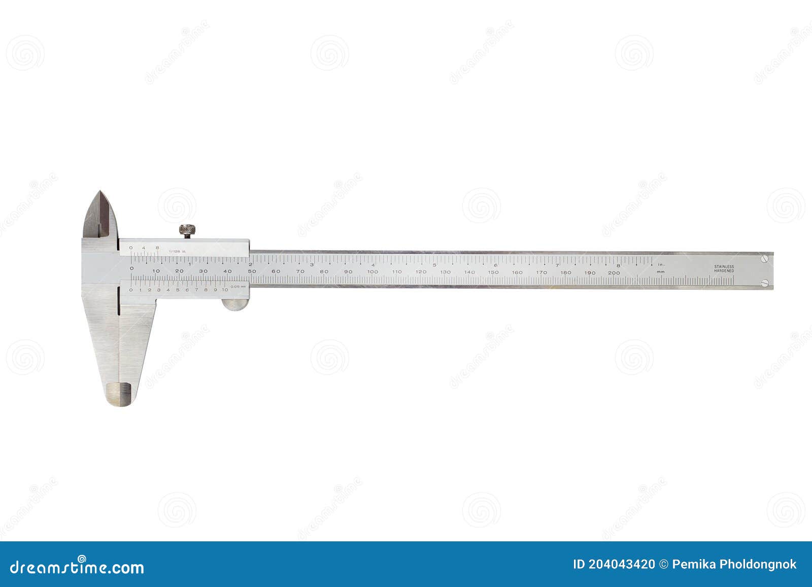 Vernier Caliper and Scale. Measuring Tool and Equipment Stock Photo ...