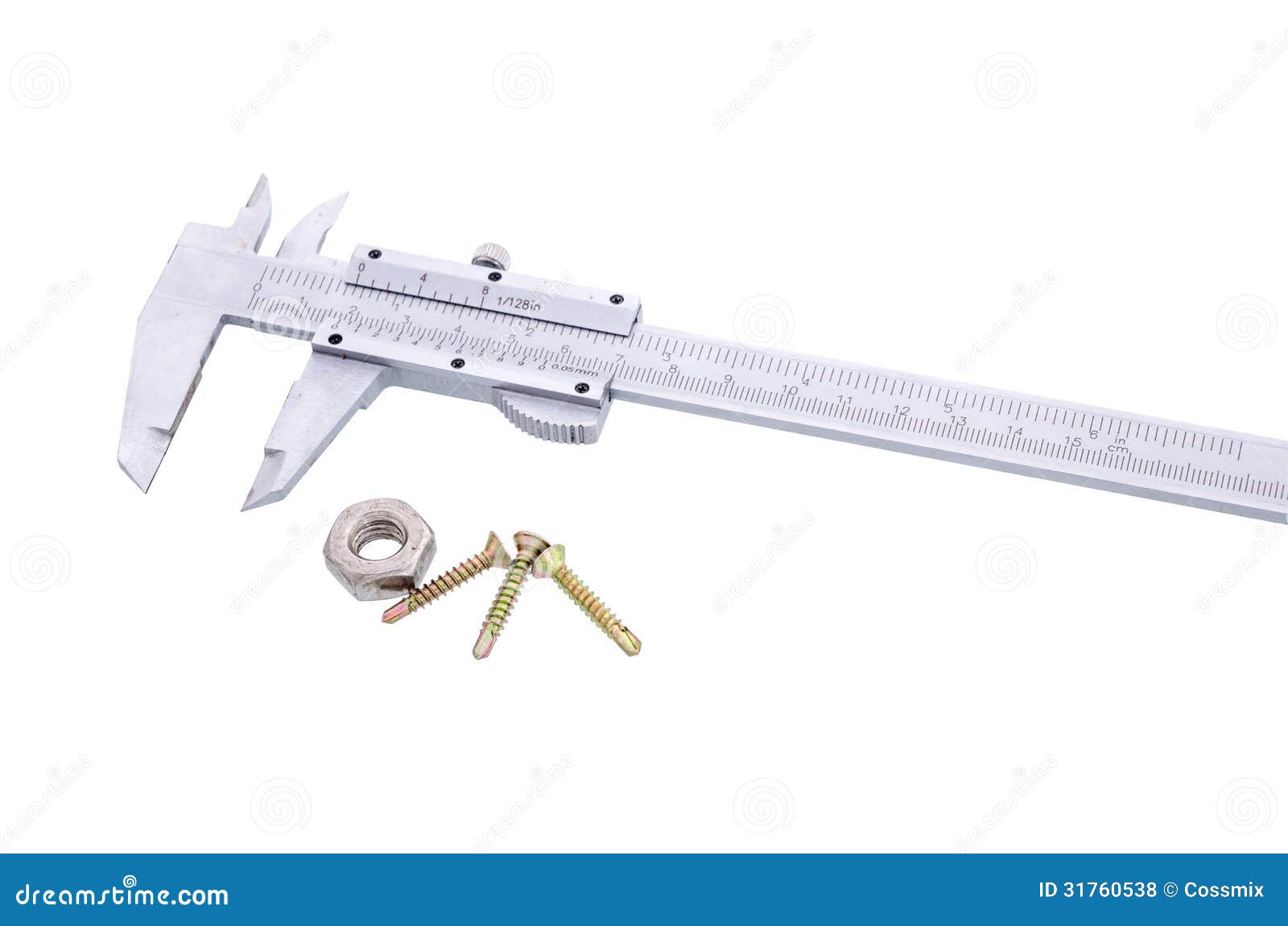 Vernier caliper stock photo. Image of hardware, technology - 31760538