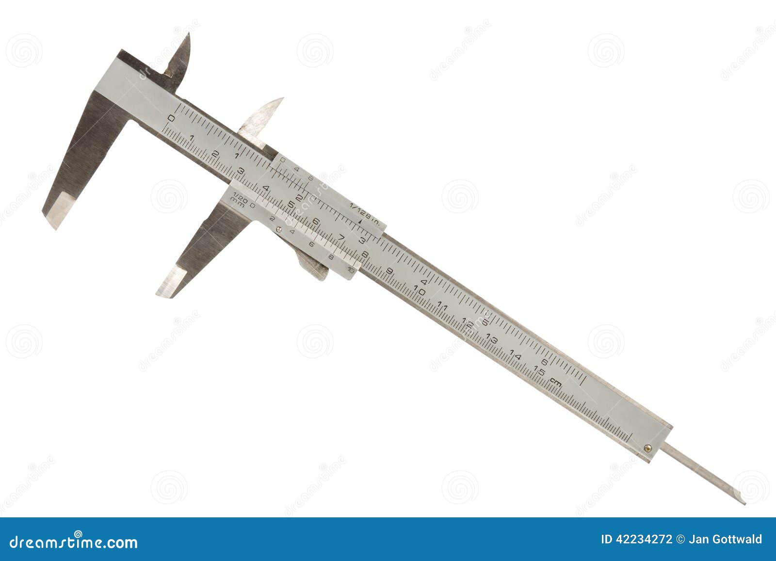 Vernier caliper stock photo. Image of measuring, ruler - 42234272