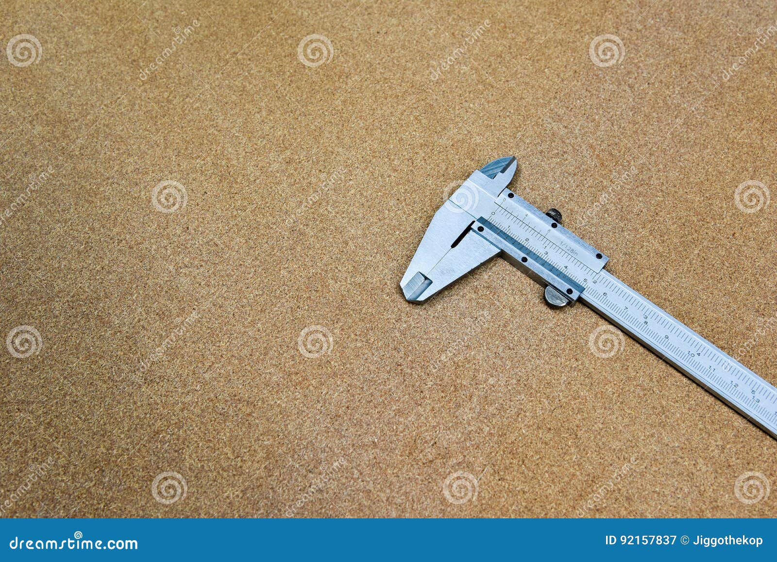 Vernier Calipers on Wood Background Stock Image - Image of inches ...