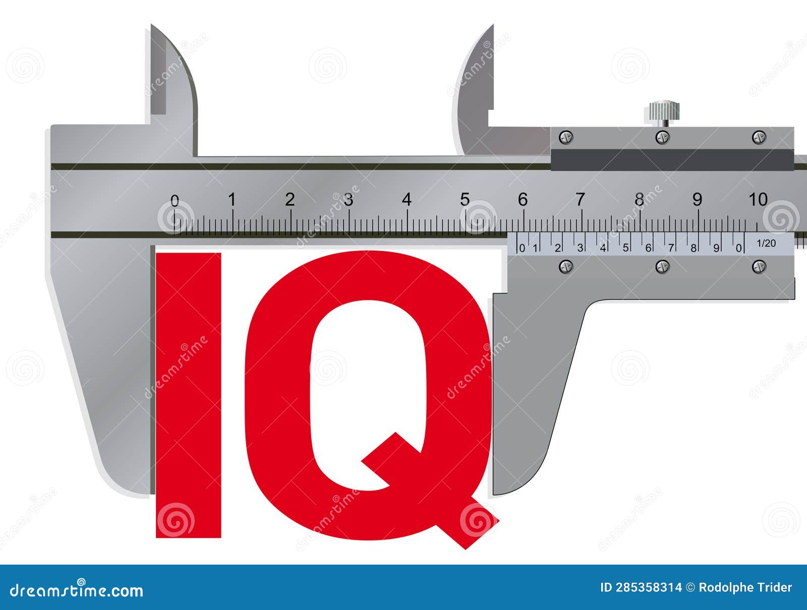 Test Symbol for Measuring an IQ. Stock Photo - Image of intellect ...