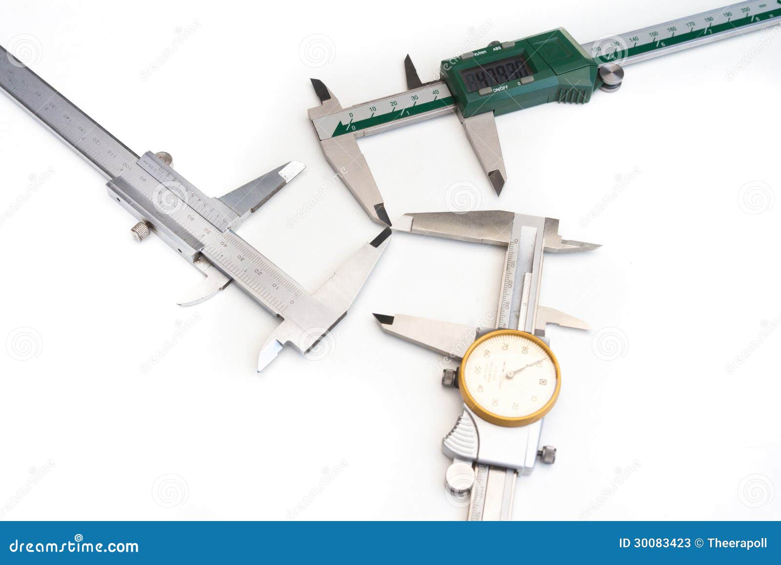 Slide Gauge Measuring A Metal Pipe Royalty-Free Stock Photo ...