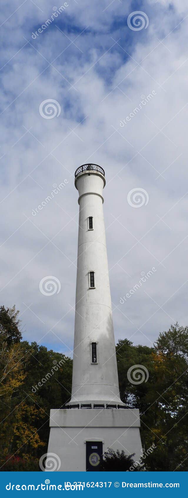 Verona Beach Lighthouse on Oneida Lake Stock Image - Image of statepark ...