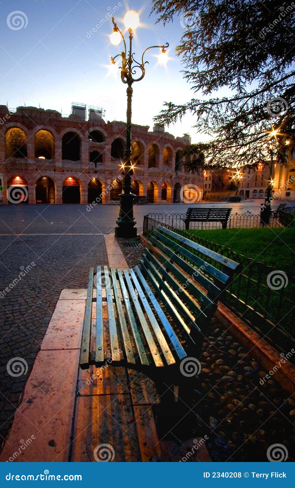 Verona Bench stock photo. Image of historical, roman, italy - 2340208