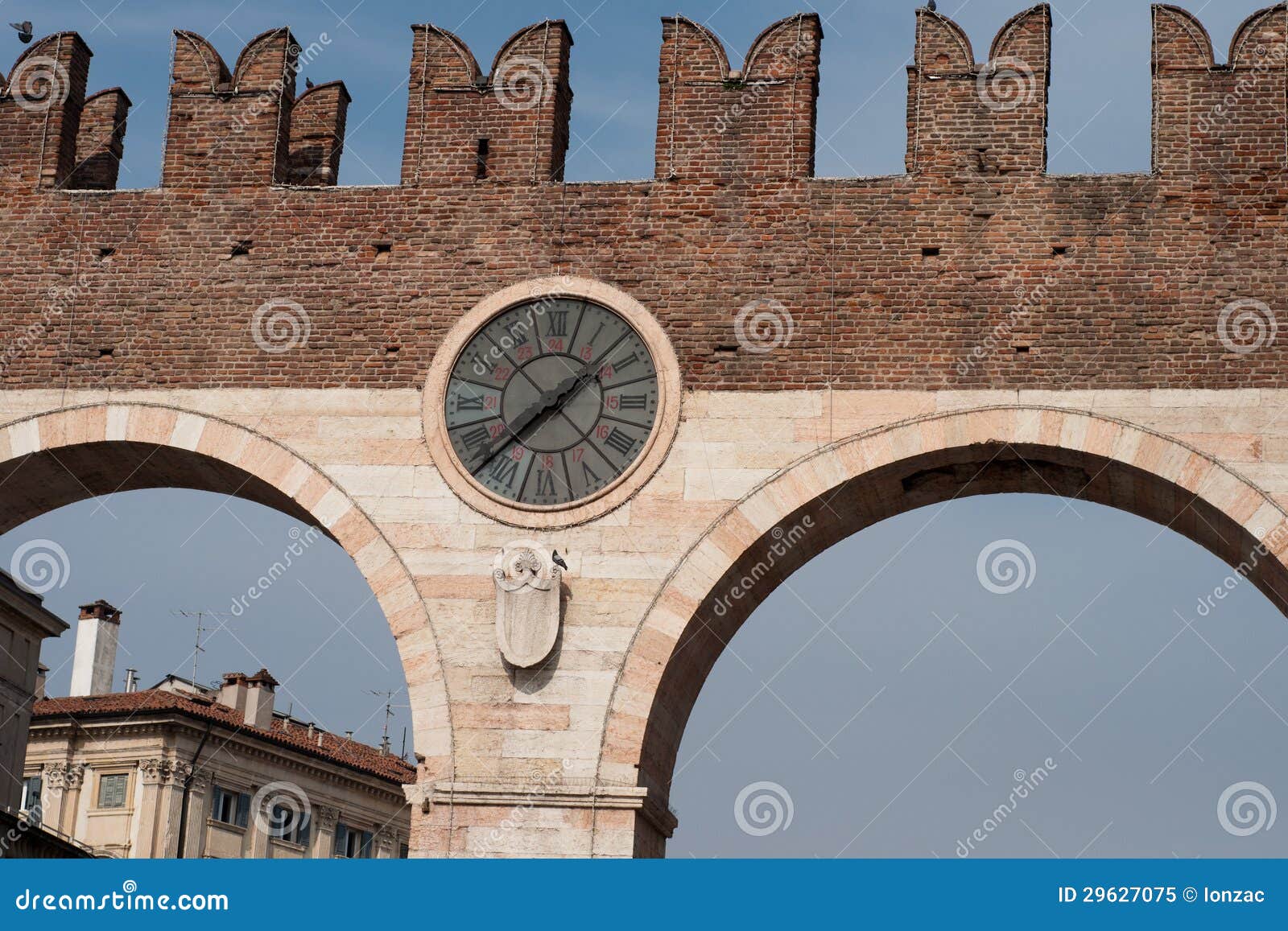 Verona city gate stock image. Image of roman, verona - 29627075
